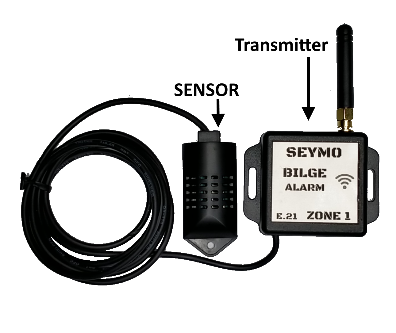 Bilge alarm 4 programmable zones wireless – SEYMO